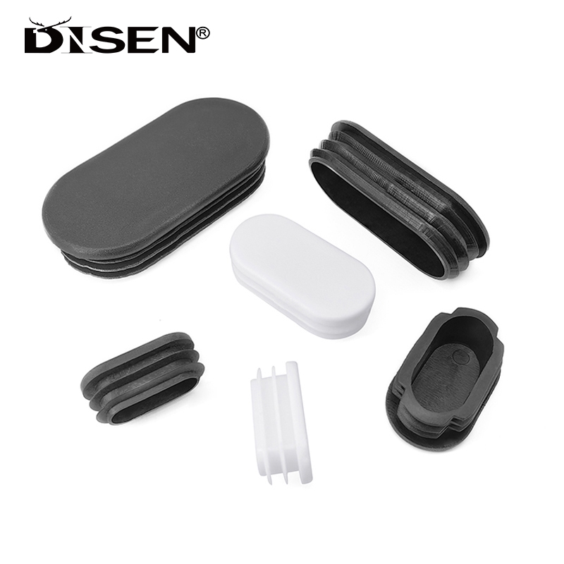 Oval Plastic Blanking End Caps Tube Pipe Inserts Plugs For Table Feet ...