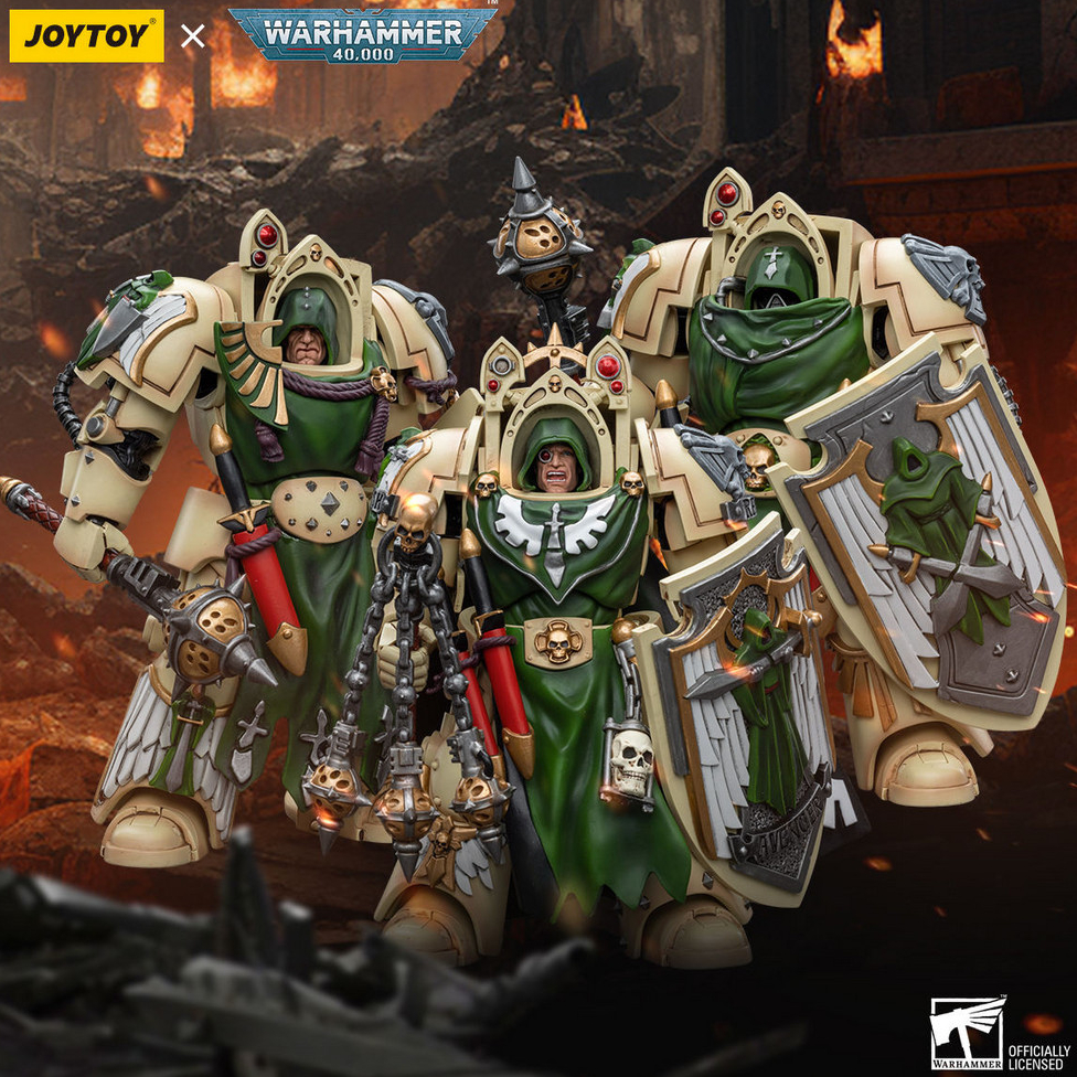 JOYTOY Dark Source Warhammer 40k 1/18 Dark Angels Deathwing Knights ...