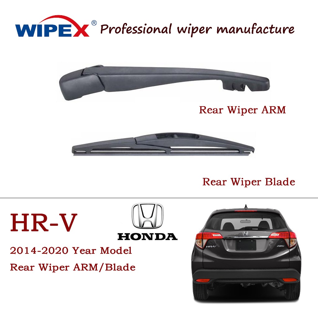 2014-2020 Honda HRV Rear Wiper Assembly (Set/Arm/Blade/Nut Cover Cap ...