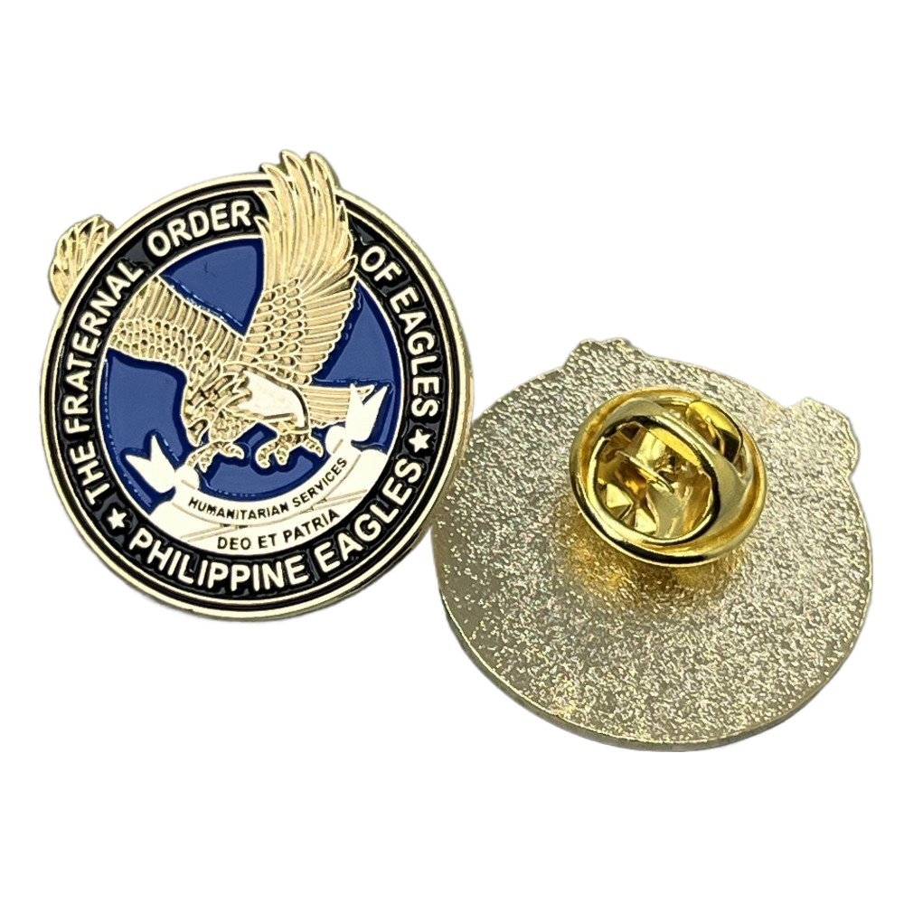 Fashion Accessories Philippine Eagles Collar Pin Lapel Pin Enamel Gold ...