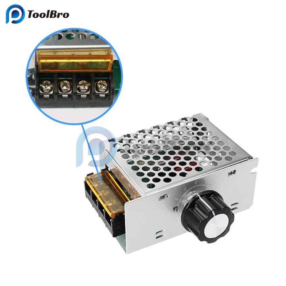 High Power Voltage Regulators 4000W 220V AC SCR Speed Controller Switching Power Supply ...