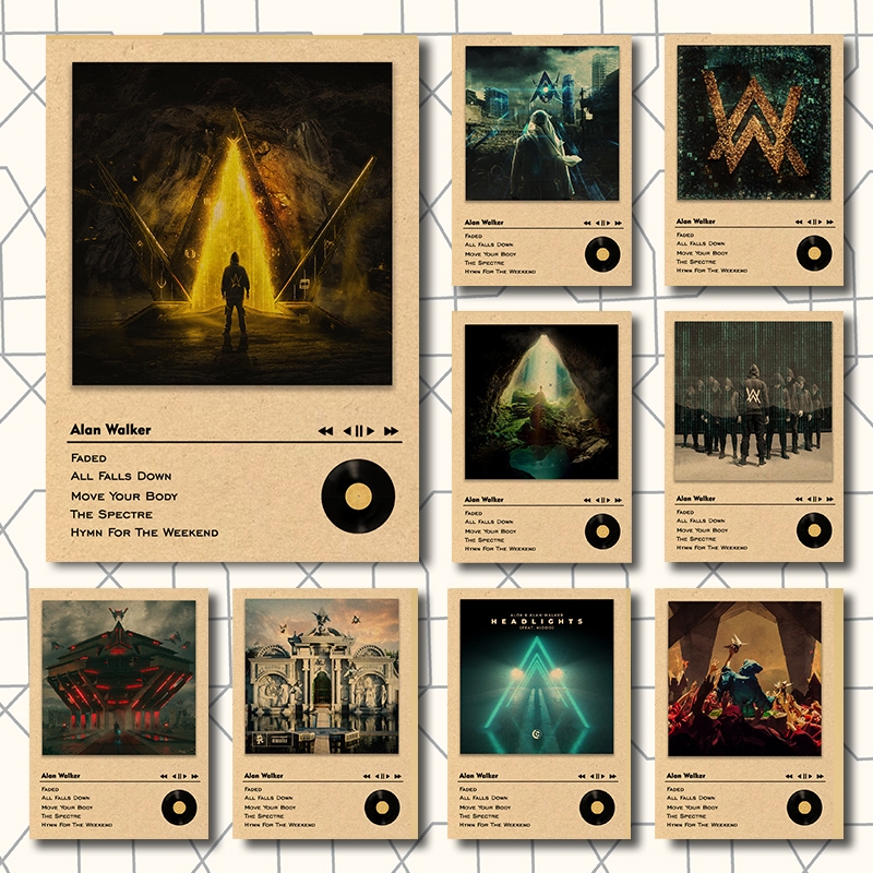Alan Walker Posters Music Album Posters Rock Poster Hip Hop Posters For ...