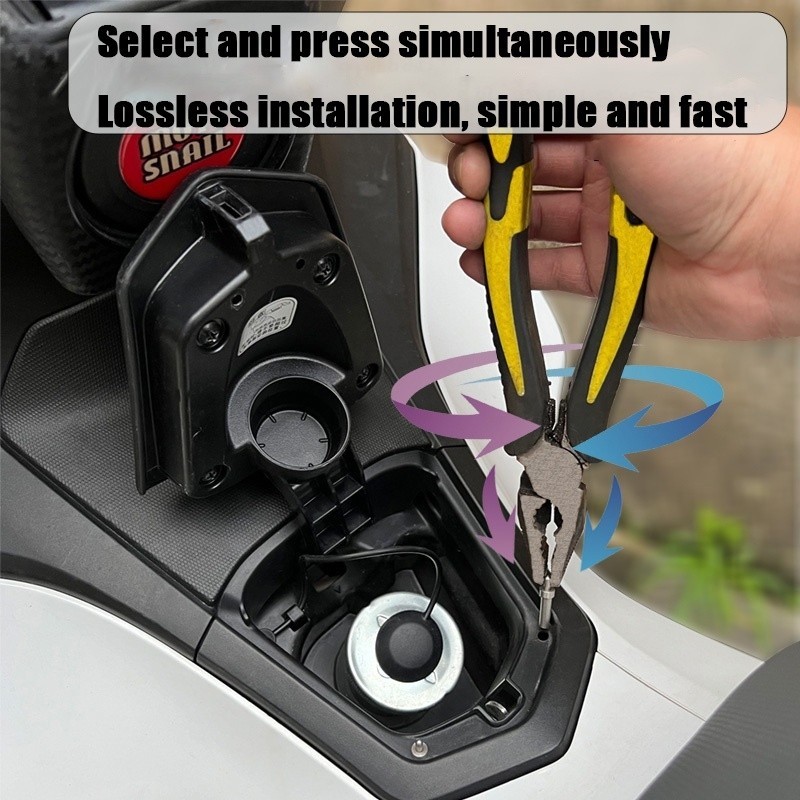 Steel fuel tank cap with optional ejection pin Brake disc booster fuel ...