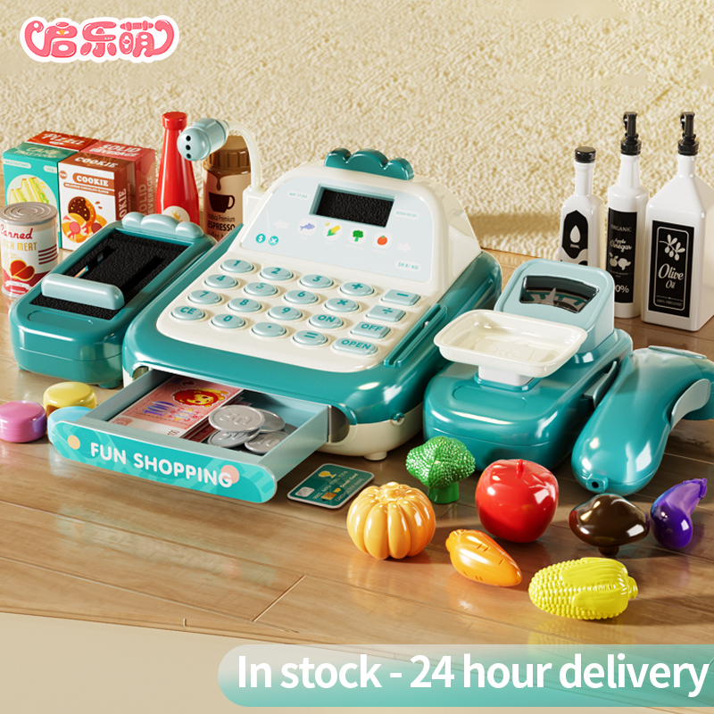 【Qilemeng】Kid Cash Register Machine Toys Kids Cash Toys Play ...