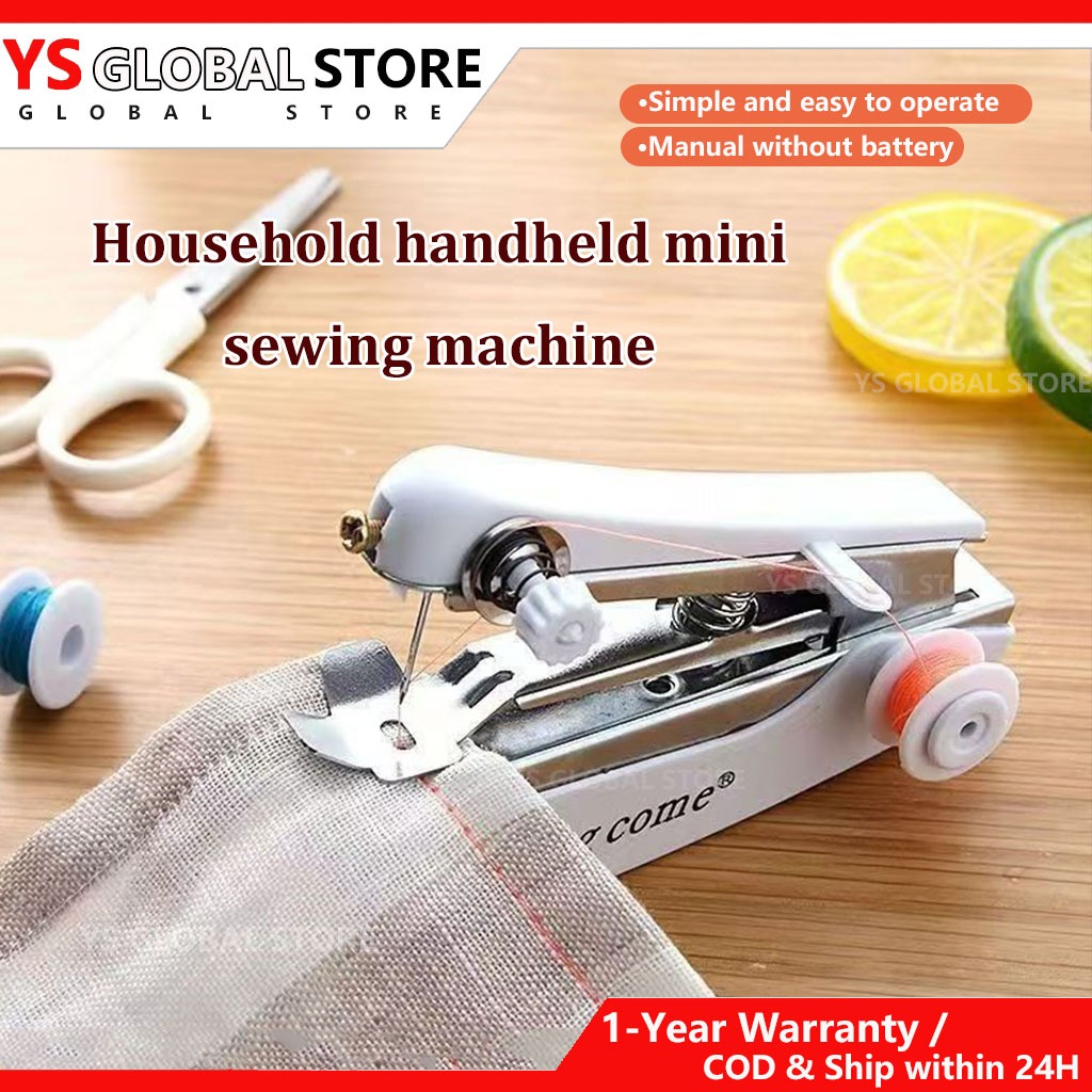 Mini sewing machine household Hand held sewing machine Portable sewing ...