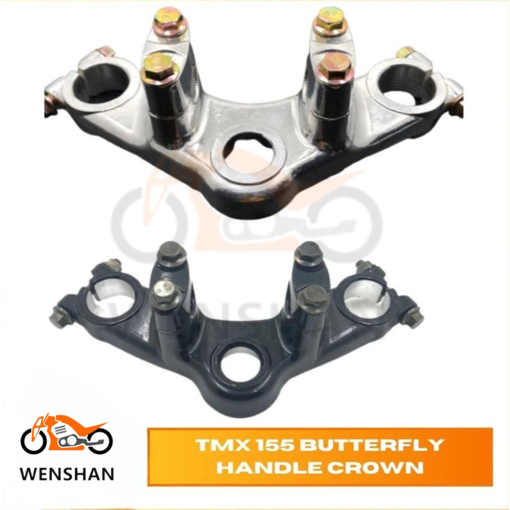TMX 155 BUTTERFLY HANDLE CROWN SILVER MOTORCYCLE TMX155 | Shopee ...