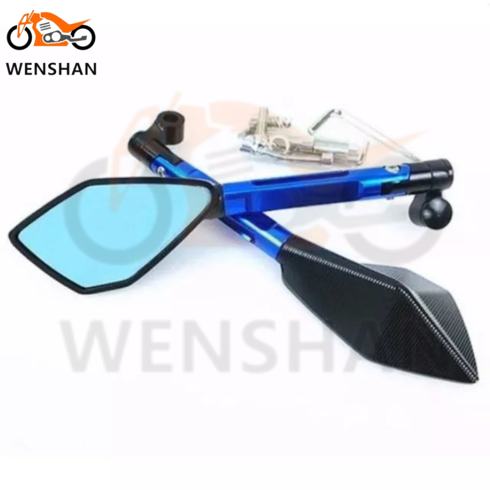 Motorcycle cnc side mirror alloy universal motorparts side mirror for ...