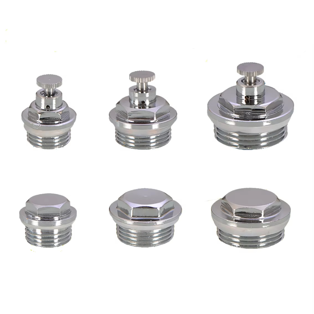 1/4" 3/8" 1/2" Radiator Plug Running Wind Radiator Manual Air Vent ...