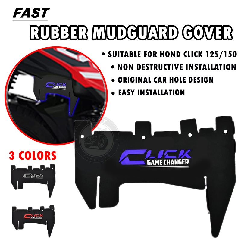 FAST Honda CLICK 125/150 V2 Rubber Fender Cover CLICK GAME CHANGER ...