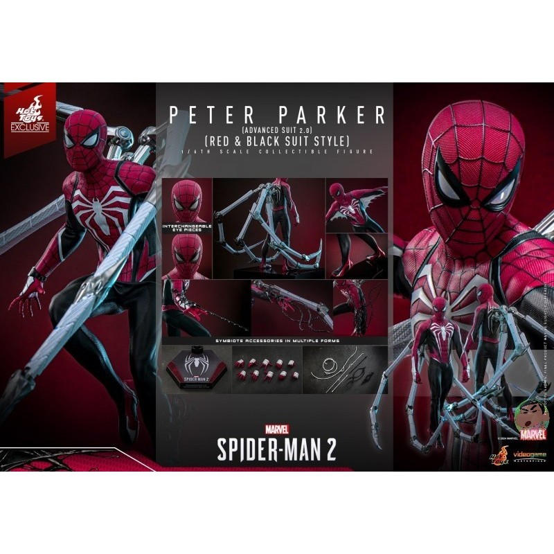 Hot Toys Vgm66 Marvel's Spider-man 2 - Peter Parker (advanced Suit 2.0 