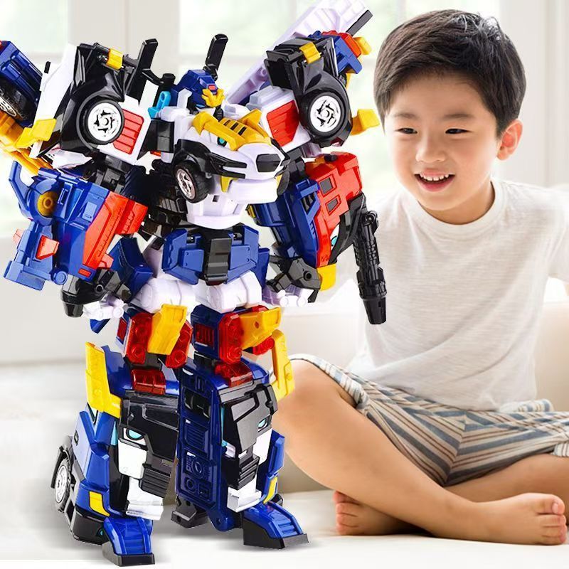 Perfect MiniForce 3 in 1 Super Beastmaster Transformation Robot Bot Car ...
