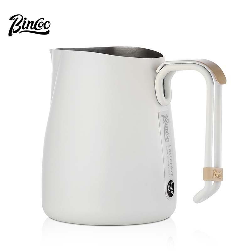 BINCOO Coffee Latte Art Vat Coffee Milk Jar Sea Carving Vat Nozzle ...