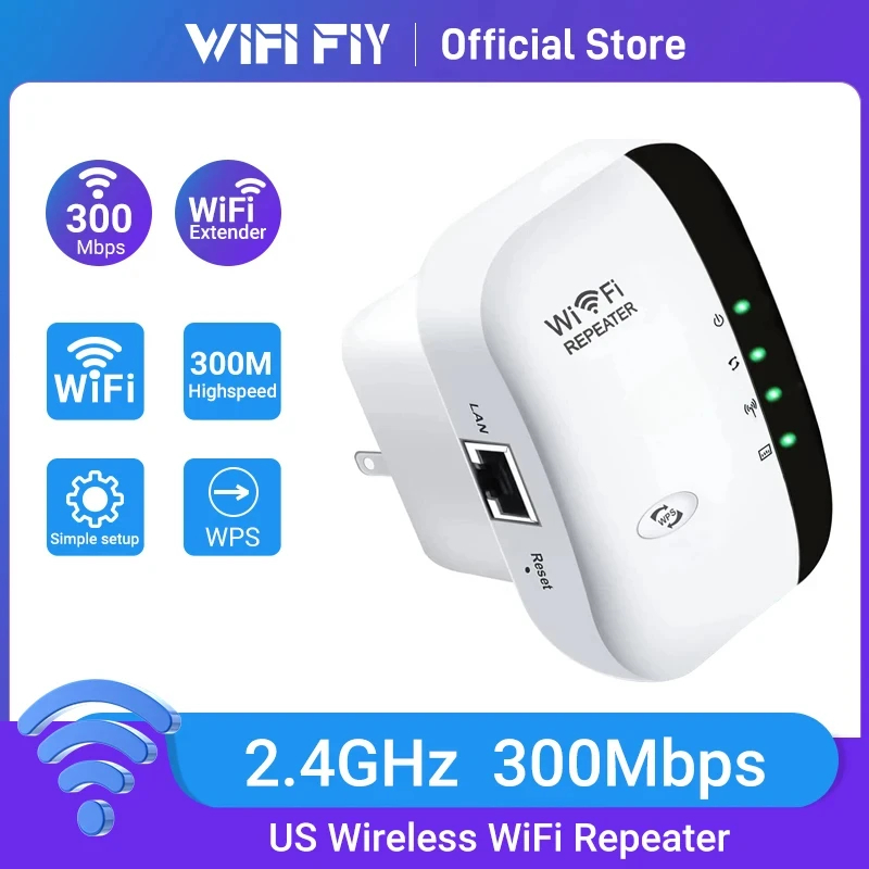 300Mbps Wireless WIFI Repeater Remote Wifi Extender WiFi Amplifier 802 ...
