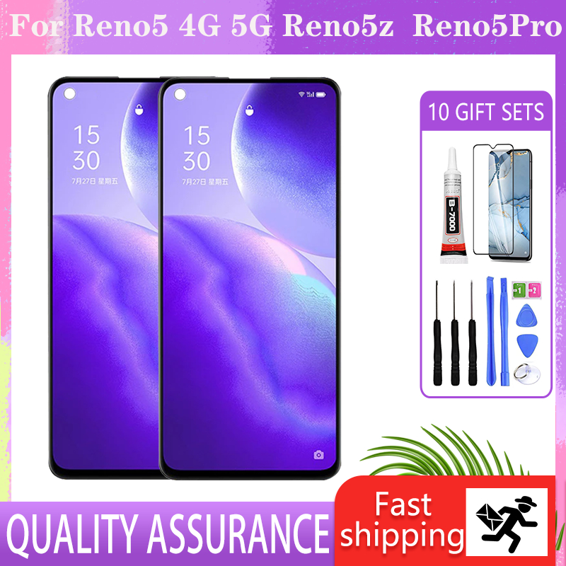OLED OPPO Reno 5 4G 5G Reno 5z 5G Reno 5 Pro LCD Display Touch Screen ...