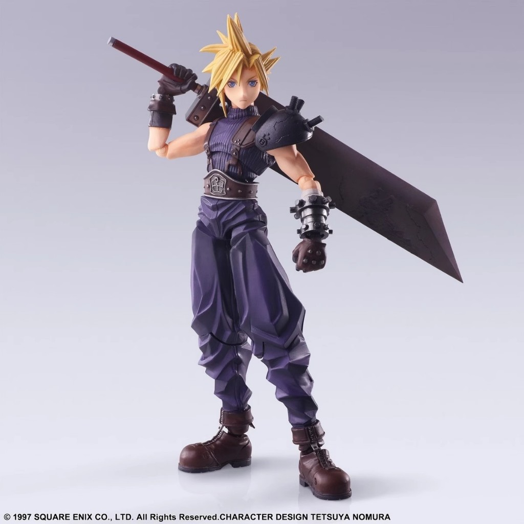 (NO BOX) SQUARE ENIX SE BRING ARTS Final Fantasy VII Claude Figure ...