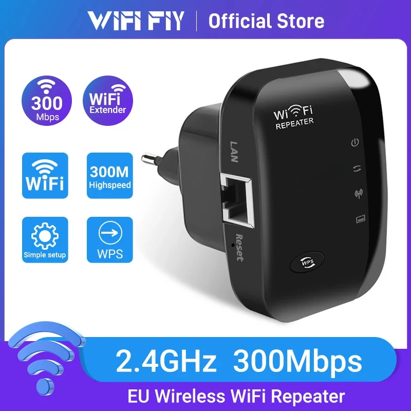 300Mbps Wireless WIFI Repeater Remote Wifi Extender WiFi Amplifier 802 ...