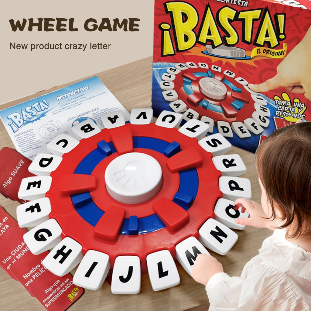 Children's tapple crazy alphabet game board fast-paced family game ...