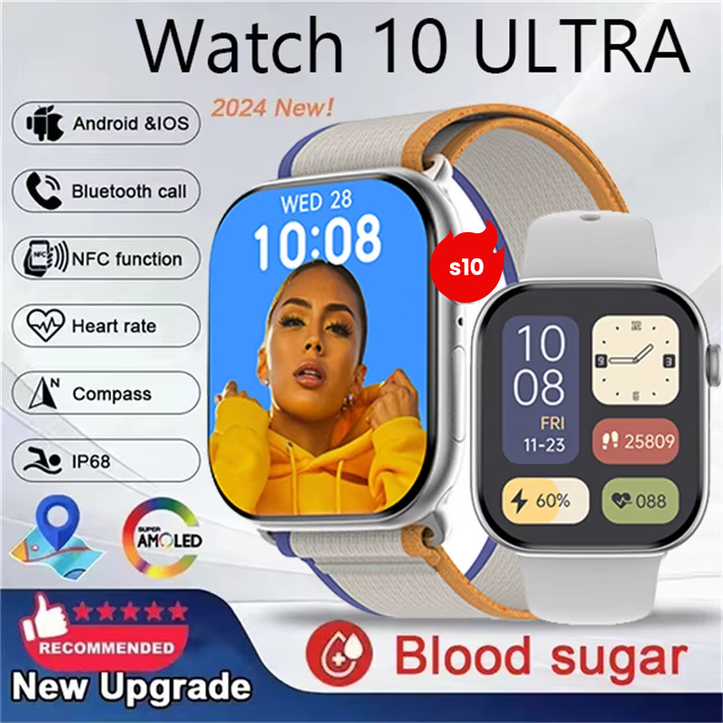 New DT Watch 10 Smart Watch 46 Upgraded 4G Memory MP3/MP4 Player ...