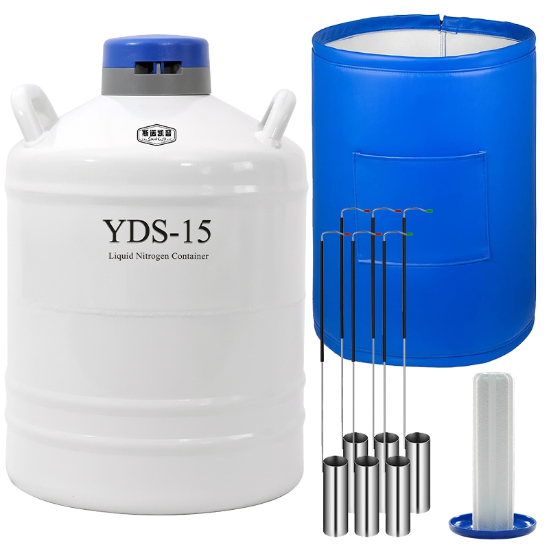 SNOWCOP 15L Cryogenic Tank Laboratory-Grade Liquid Nitrogen Storage ...