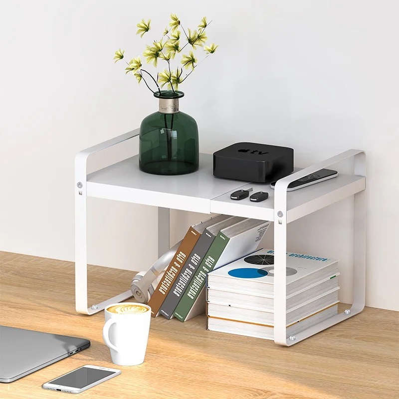 Expandable Kitchen Shelf Organizer Stackable Shelf Organizer Large ...