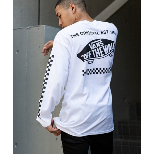 VANS THE ORIGINAL EST.1966 LOGO L/S Men's and Women's Long Sleeve TEE ...