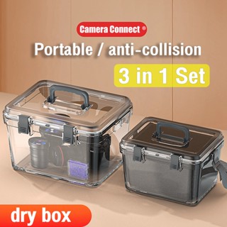 camera dry box Digital hygrometer Silica Gel Desiccant Sealing ...