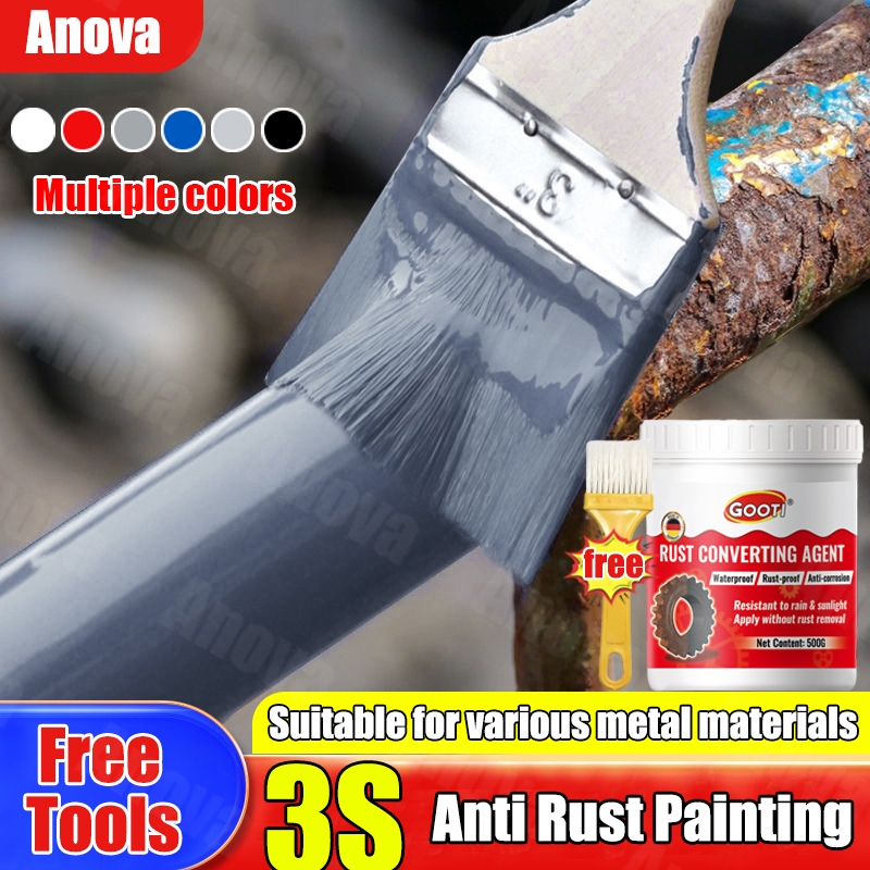 No Need to Polish Anti-rust Paint Metal Primer Paint Metal Steel 500G ...