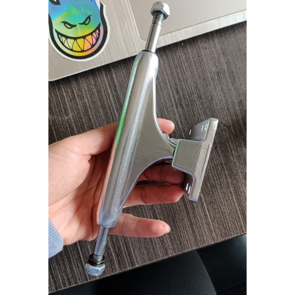 2PCS 5 inch pro skateboard truck kinpin hollow four wheel adult pro ...