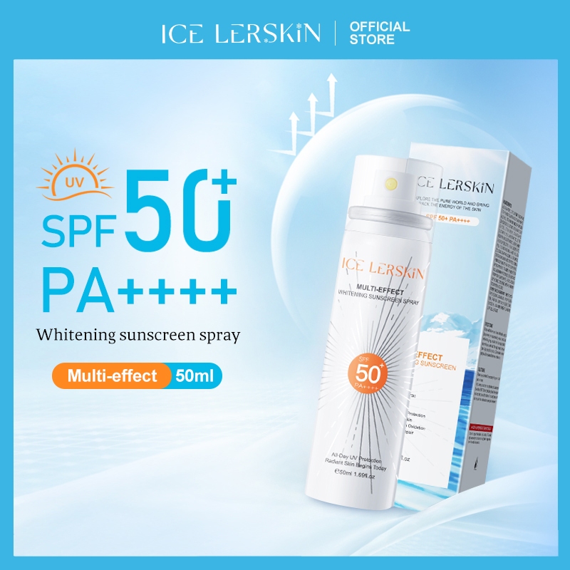 ICE LESKIN Sunscreen spray SPF50 PA++++ anti-ultraviolet rays for face ...