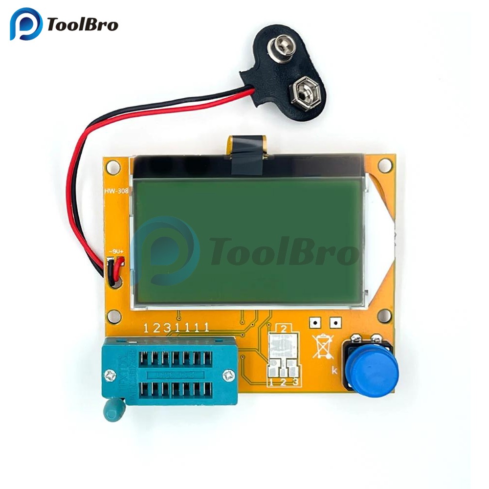 LCR-T4 12846 LCD Display ESR MOS/PNP/NPN L/C/R B03 ATMEGA328 Digital ...