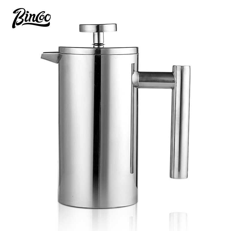 BINCOO Coffee French Press Hand Brewed Household Double-layer Insulated ...