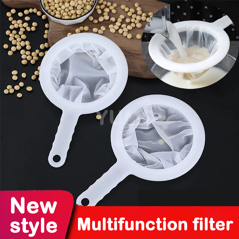 100/200/400 Mesh Coffee Filter Bag Juice Soymilk Filter Net Nylon ...