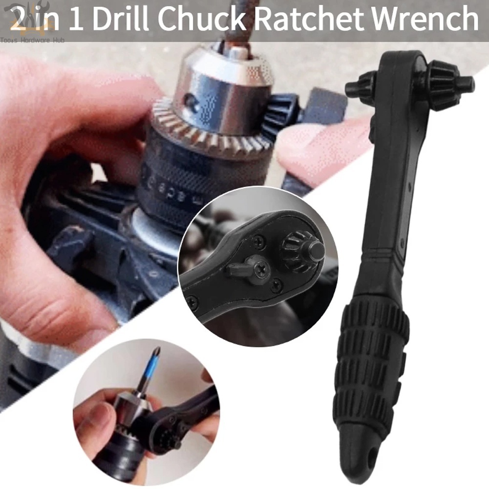 2in1 Drill Chuck Key Wrench Two-way Wrench For Electric Drills and ...