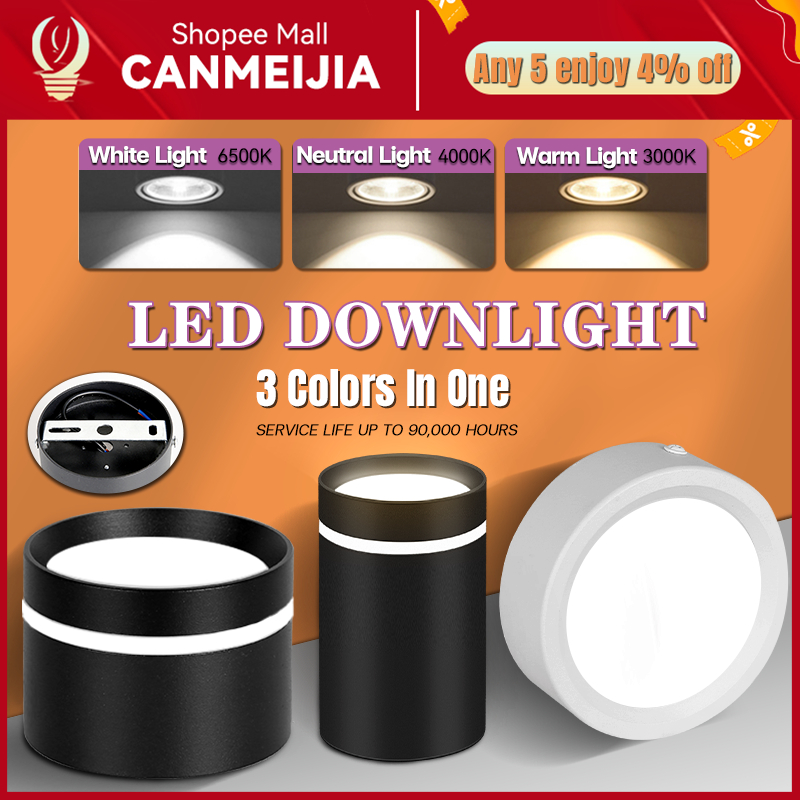 CANMEIJIA LED Downlights Ceiling Spots Down Light Lamp Track Indoor ...