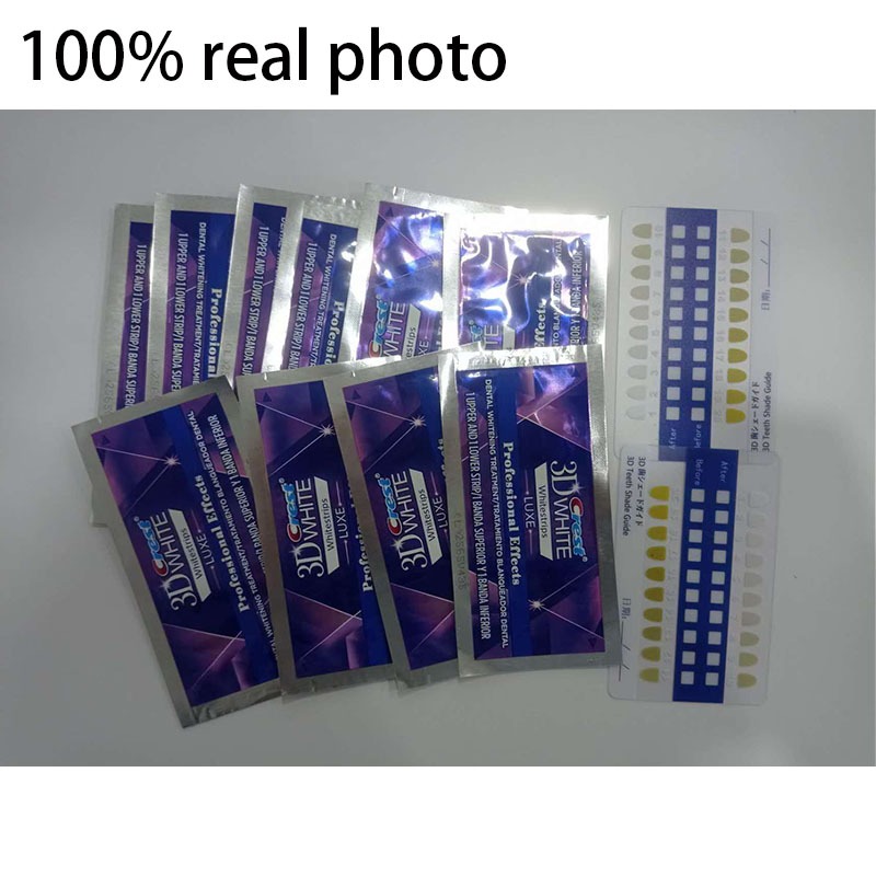 CREST 3D White Professional Effects Teeth Whitening Strips 5/10 Sachets ...