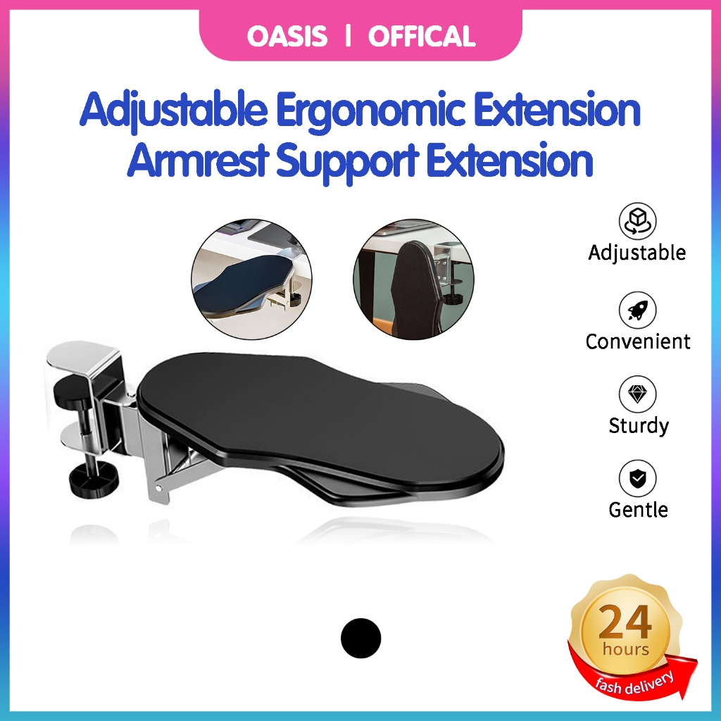 Creative Computer Desk Hand Rest Stand No Need for Drilling Foldable ...