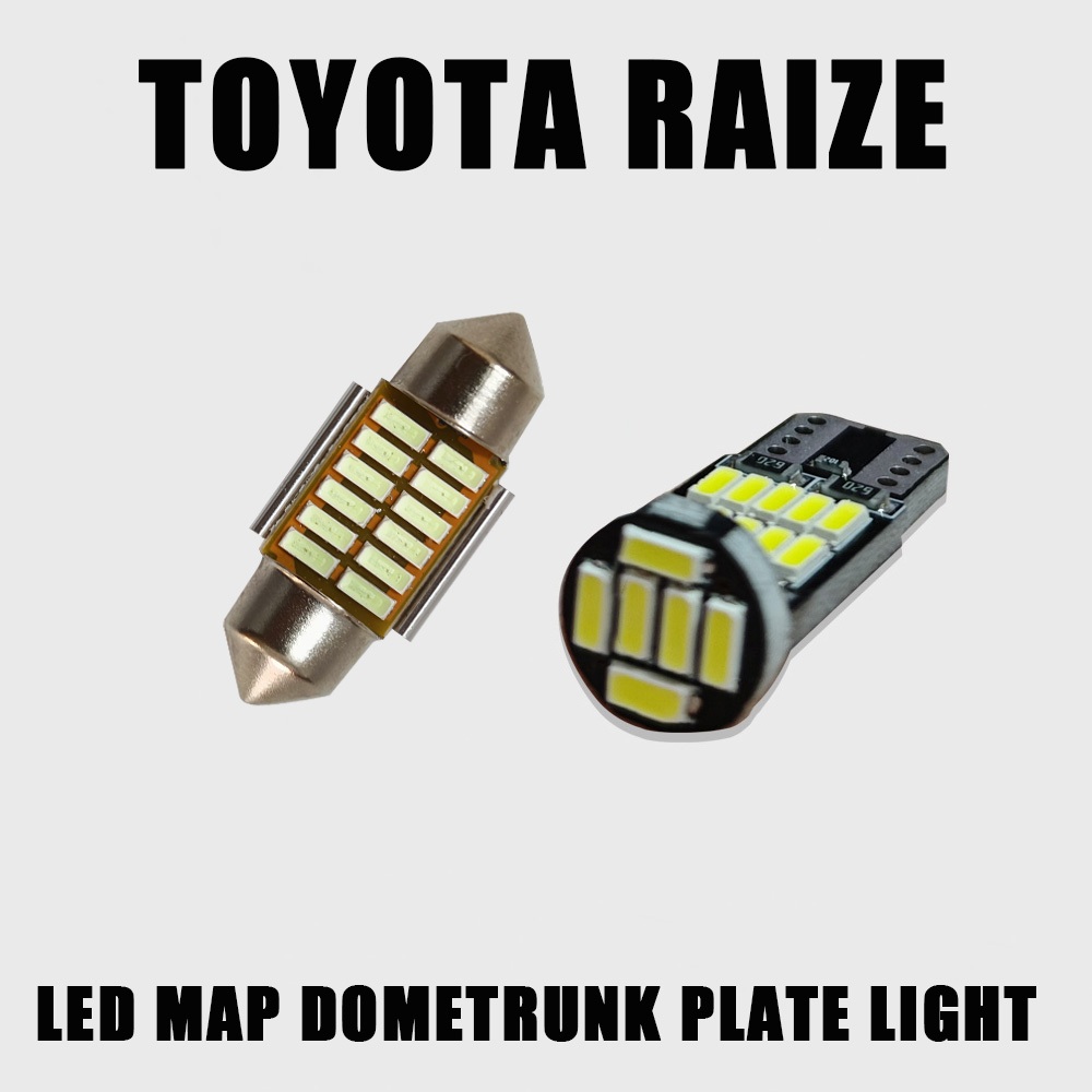 FOR Toyota Raize LED Interior Light Dome Map License Plate Trunk ...