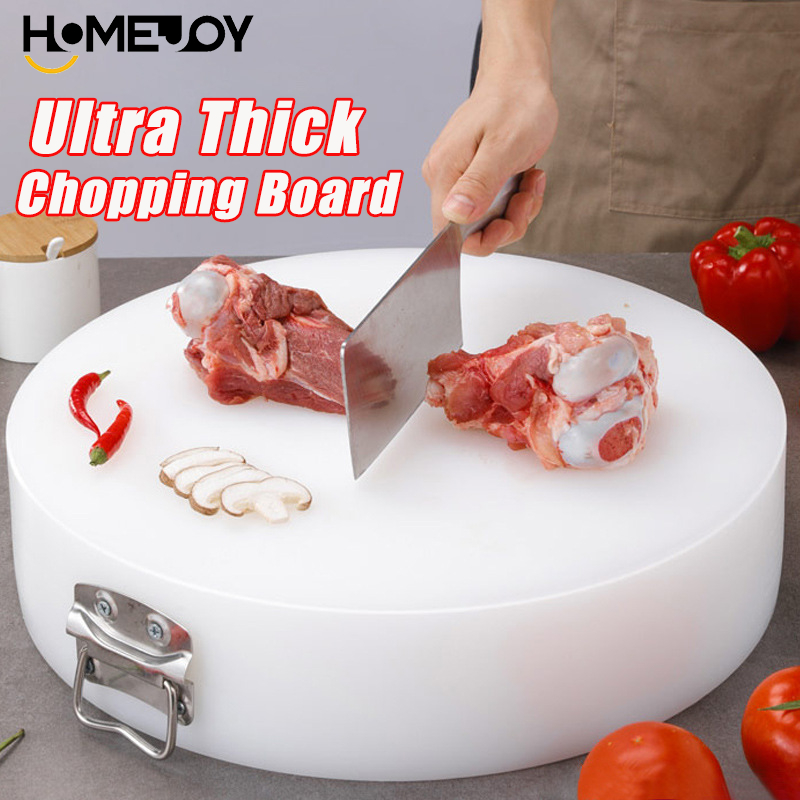 Heavy Thick Chopping board PE 5cm Thick Plastic Cutting Board Kitchen ...
