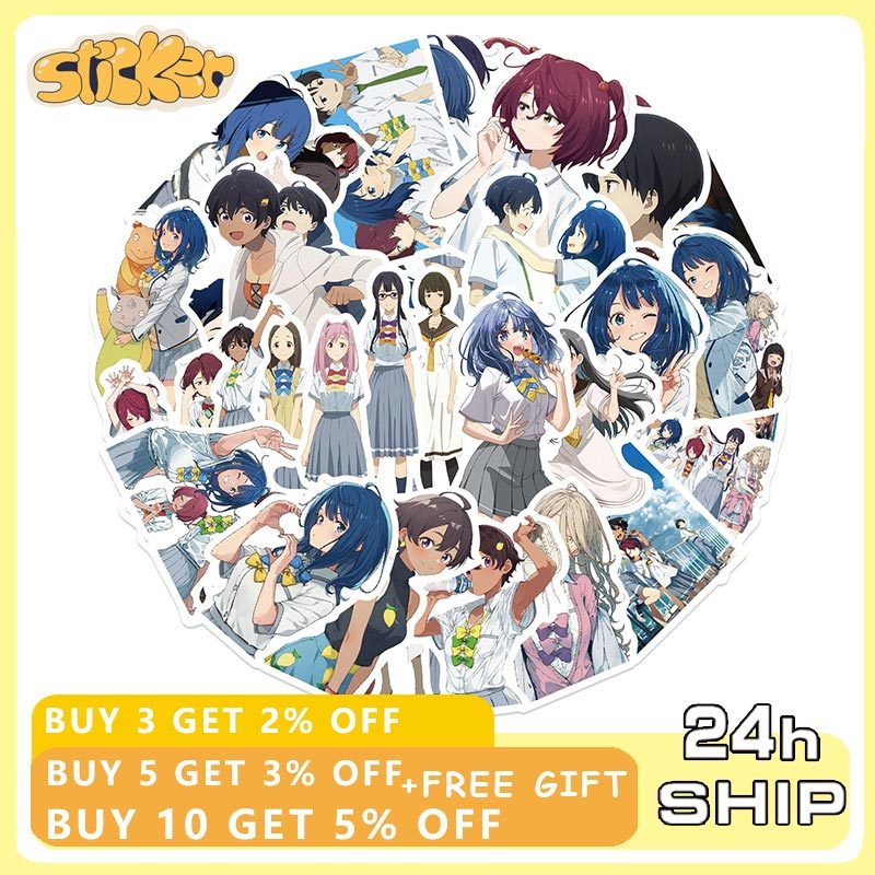 50pcs Makeine Too Many Losing Heroines Stickers Anime Anna Yanami ...
