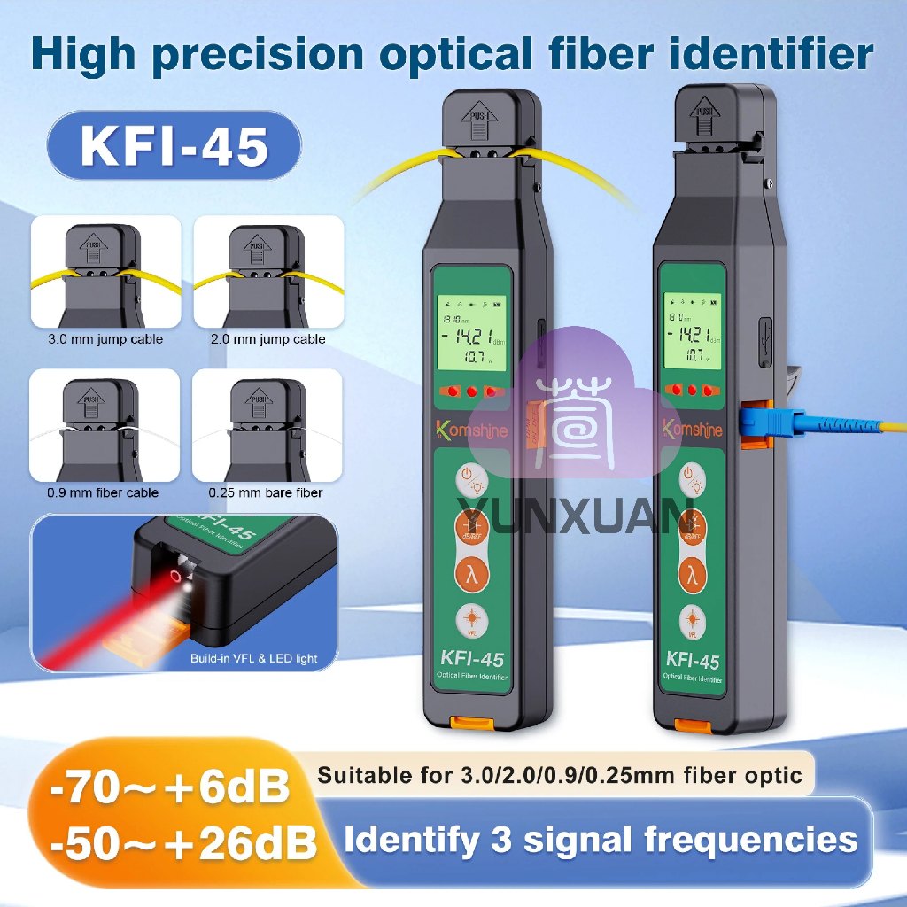 KFI-45 With OPM & VFL Fiber Optic Trafic Identifier Power Meter ...