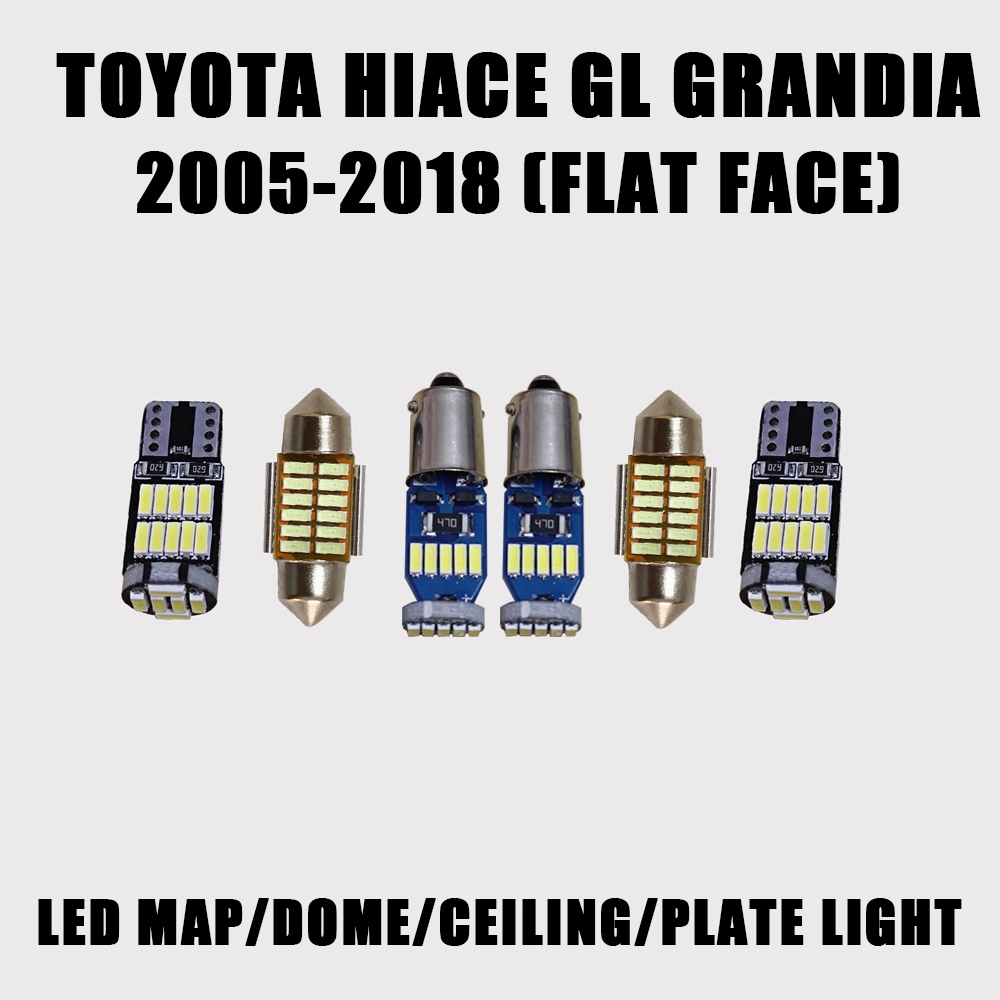 For Toyota HiAce GL Grandia 2008-2018 Cabin Interior Ceiling LED Map ...
