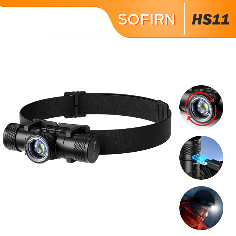 SOFIRN HS11（H11B） ultra bright rotatable zoom headlight Type-C ...
