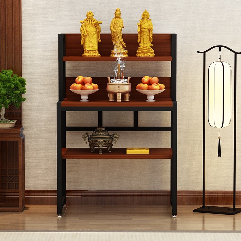 Minimalist Style Altar Table Three-Layer Storage Rack And Chinese Style ...