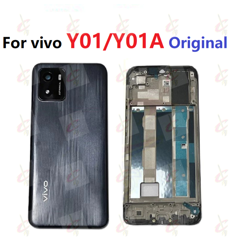 Back cover Housing For vivo Y01 Y01A LCD Front frame middle frame ...