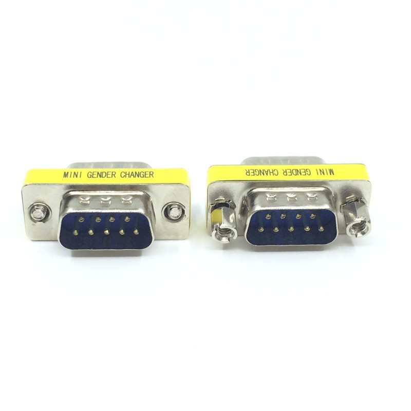 2pcs 9 Pin RS-232 DB9 Male to Male Female to Female Serial Cable Gender ...