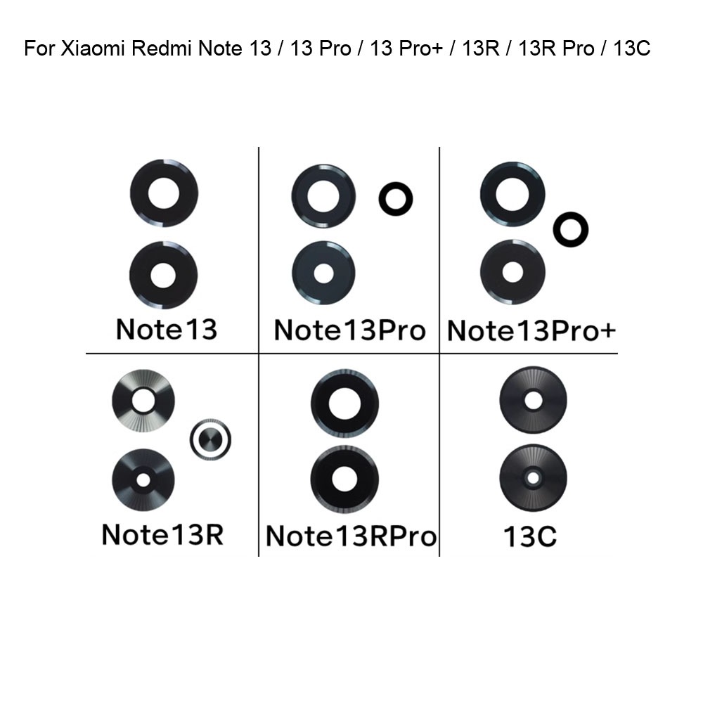 Tested New For Xiaomi Redmi Note 13 13R 13C Rear Back Camera Glass Lens ...