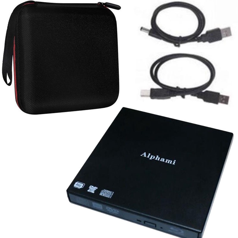 USB External Blu-ray DVD BD Player 3D Player,DVD CD Writer/Burner ...