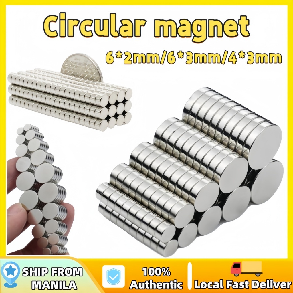 50pcs Round Disc Rare Earth Neodymium Magnets/Button Magnet Small Round ...