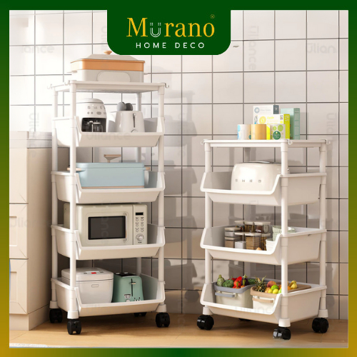 Murano Layer Moving Rack Kitchen Storage Shelf Wall Cabinets Home ...