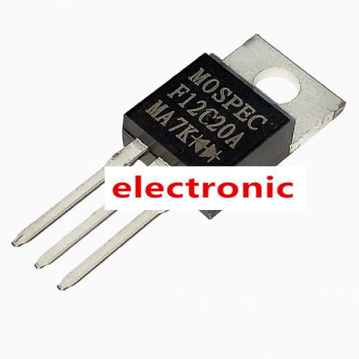 F12c20c F12C20A Quick Recovery Diode MOSPEC In-Line 12A 200V | Shopee ...